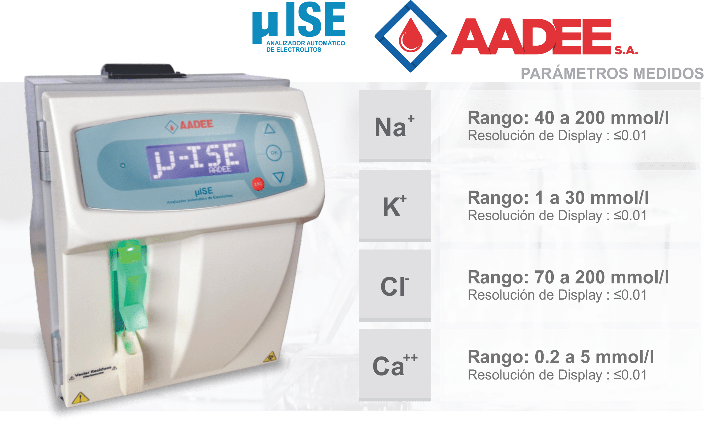 ANALIZADOR AUTOMÁTICO DE ELECTROLITOS - www.insubio.com.ar